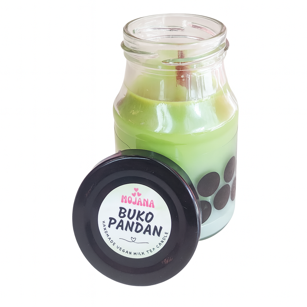 Buko Pandan Boba Tea Candle | Mojana Soaps